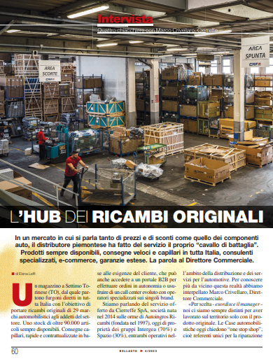 Si parla di Cierreffe sulla rivista Bellauto - Cierreffe Ricambi Auto ...